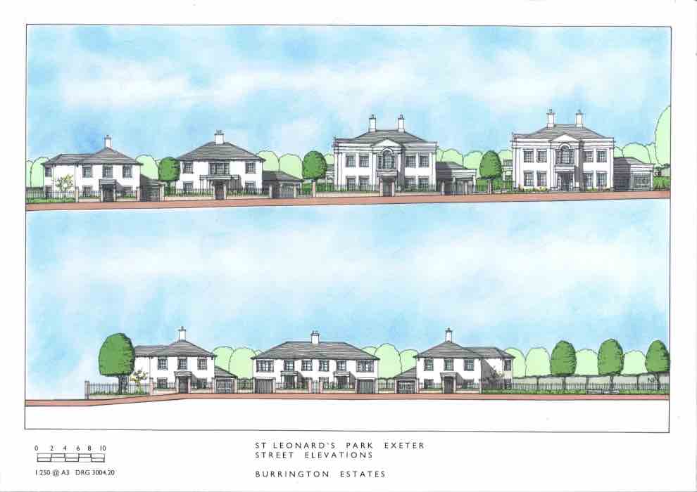 Plans for proposed development and creation of public open space in St ...