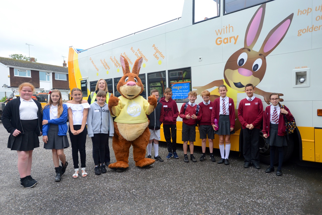 Stagecoach SW takes Golden Hop to school for Catch the Bus Week | The ...