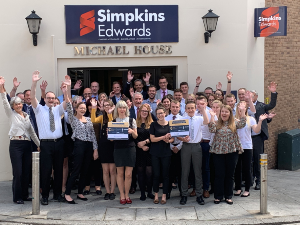 Simpkins Edwards celebrates being accredited as top ten employer by ...