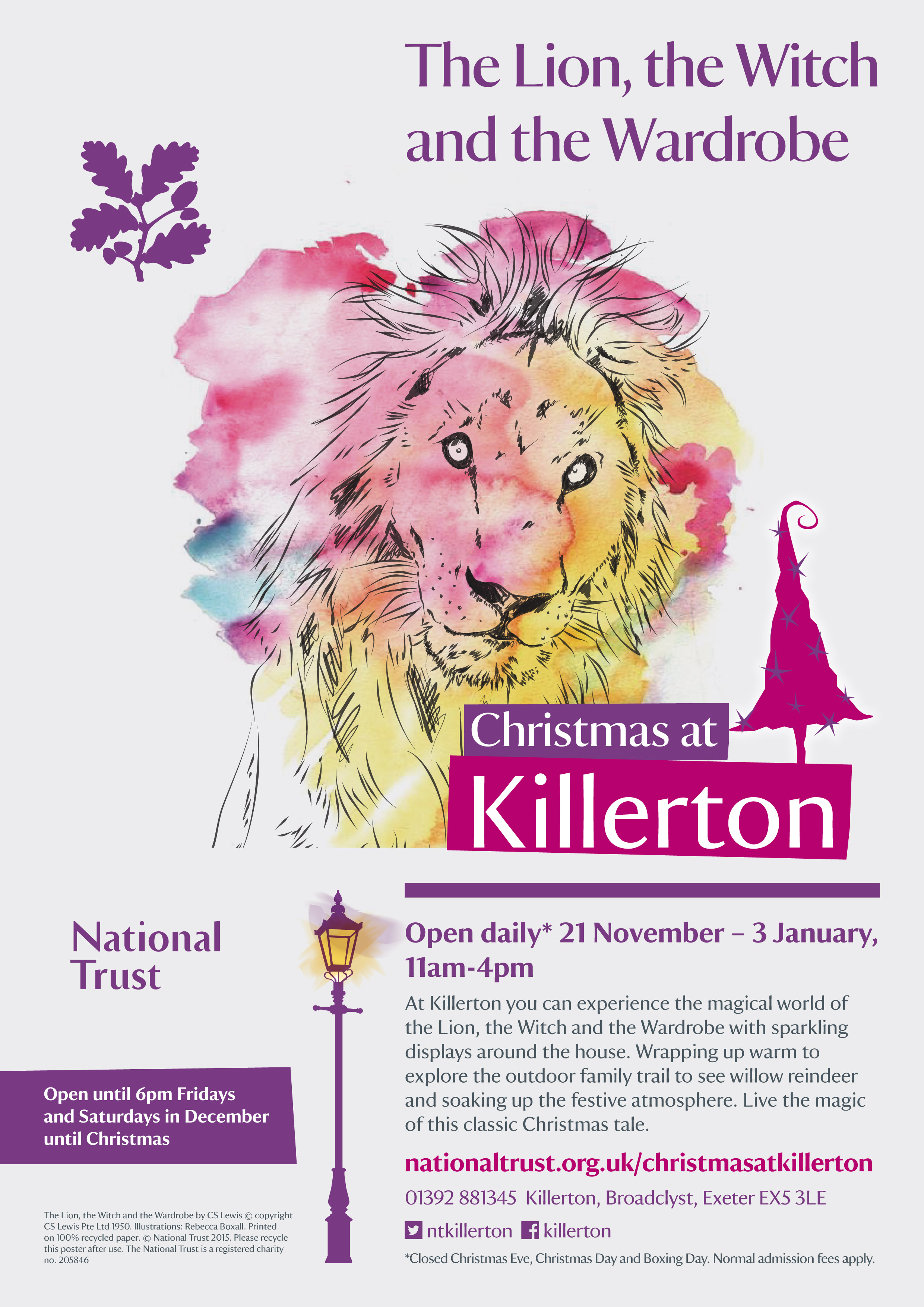 Christmas at Killerton: The Lion, the Witch and the Wardrobe | The ...
