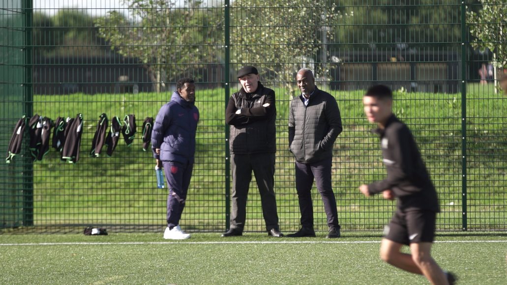 Jon Gittens Pitch unveiled at St George's Park in honour of former FA ...