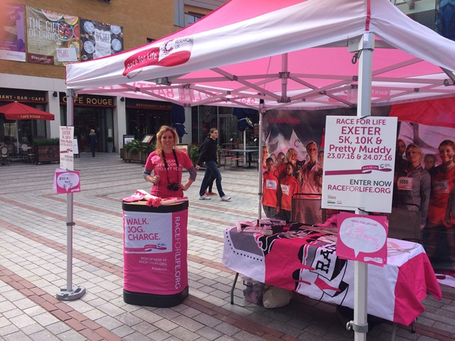 Exeter shoppers urged to Race for Life | The Exeter Daily