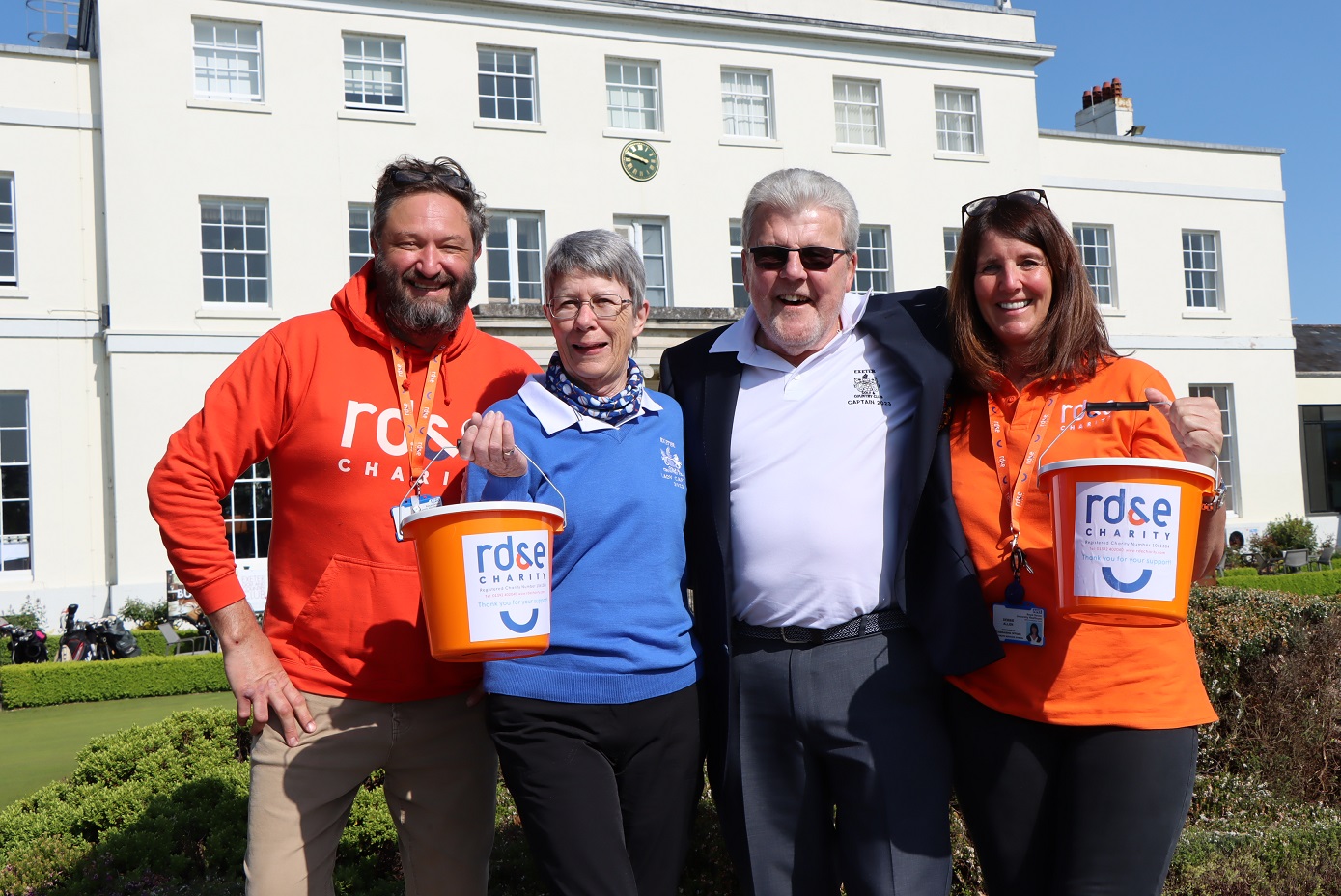 Exeter golf captains get in the swing for hospital charity | The Exeter ...