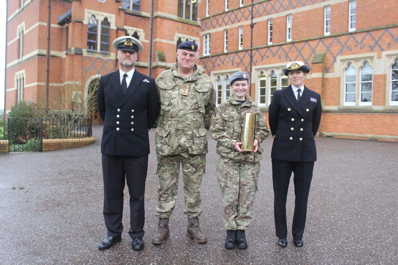 Jack Sadler Award presented to Head of Exeter School's RAF Section ...