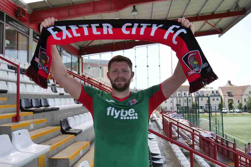 Exeter City sign Jonny Maxted | The Exeter Daily