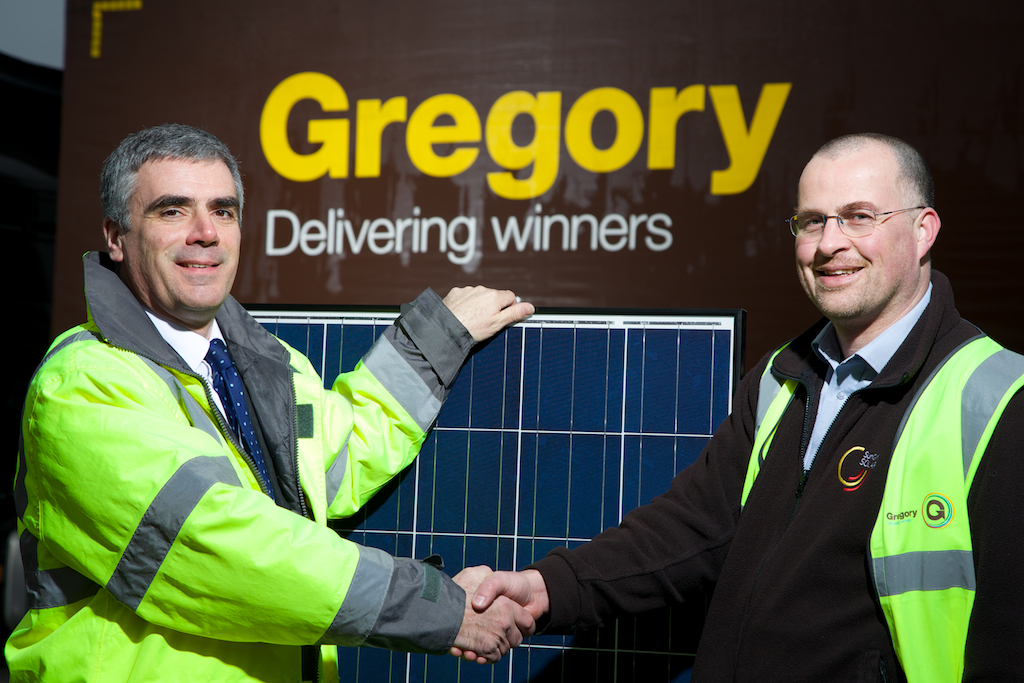 Gregory Distribution fits solar panels to warehouse roof to reduce ...