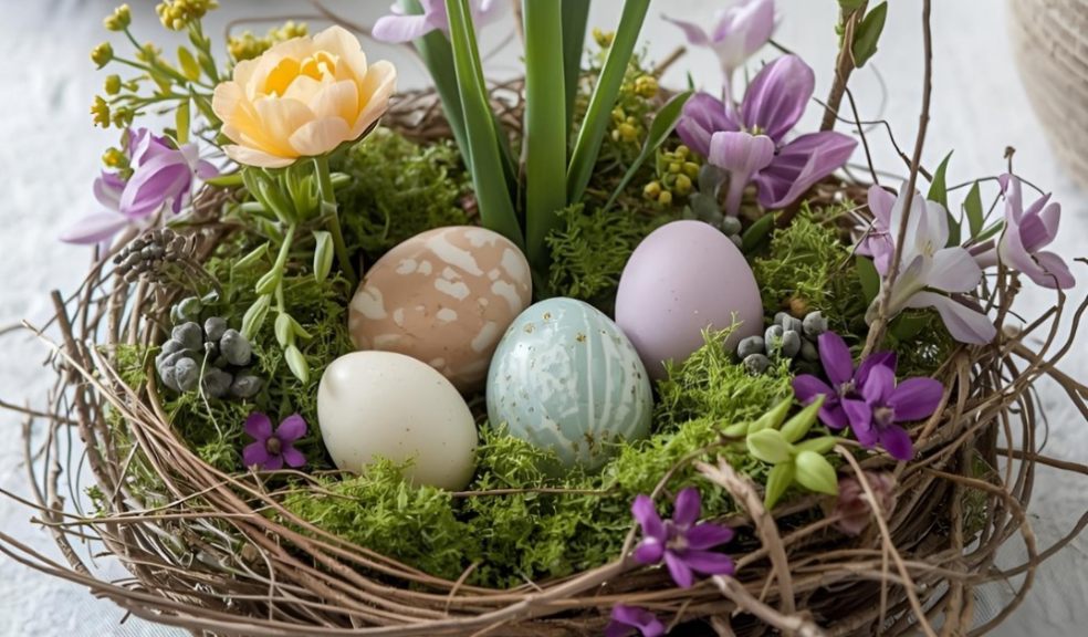 FUN FLOWER ARRANGING WORKSHOP - Easter nest centrepiece | The Exeter Daily