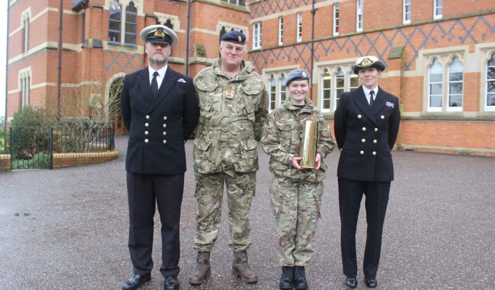 Jack Sadler Award presented to Head of Exeter School's RAF Section ...
