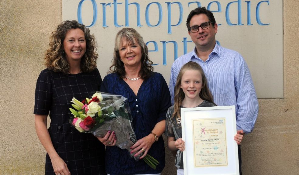 Brave Rhiannon raises a huge £10,000 for RD&E’s Spinal Unit | The ...